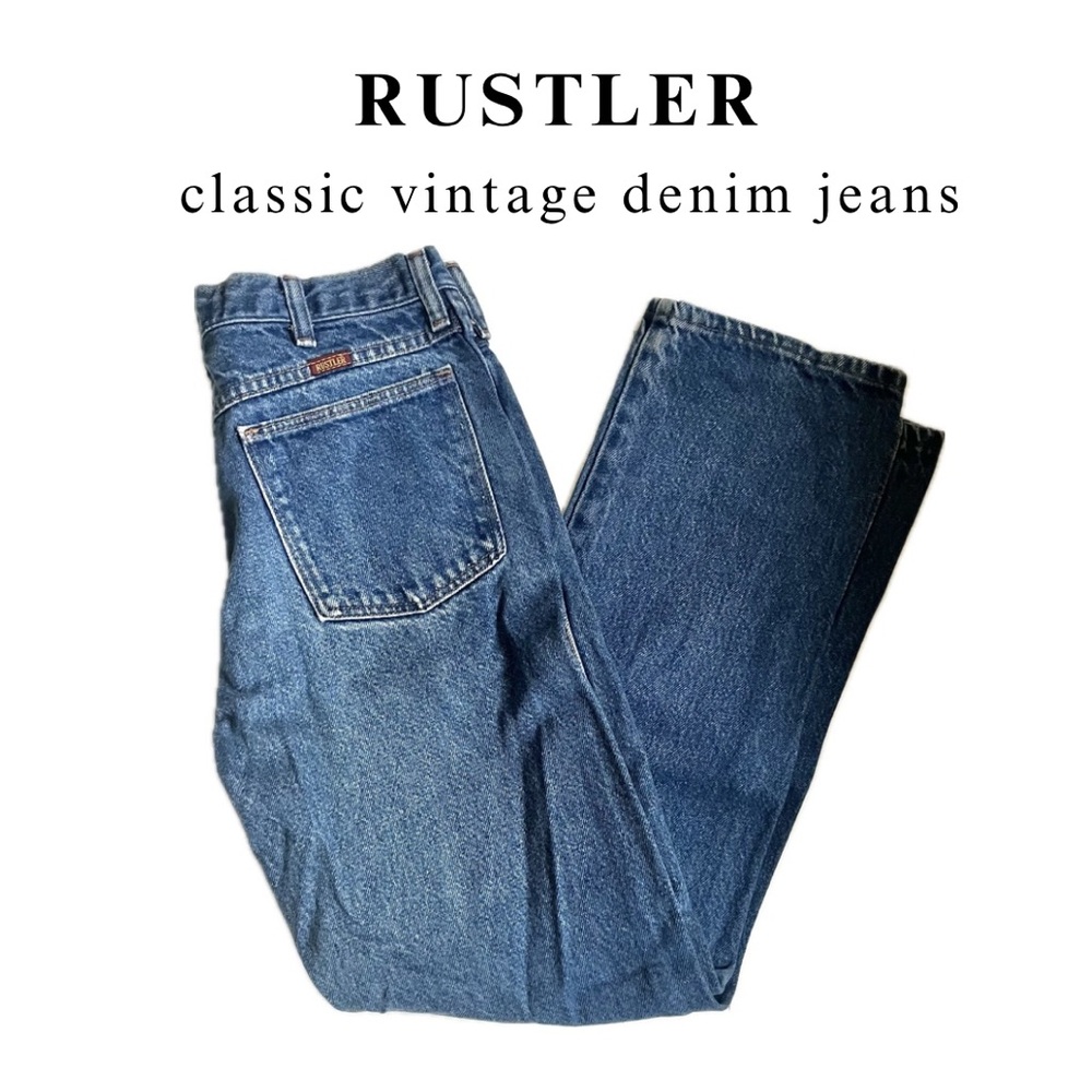 Rare Rustler Vintage Y2k Classic Retro Rustler Dark B… - Gem